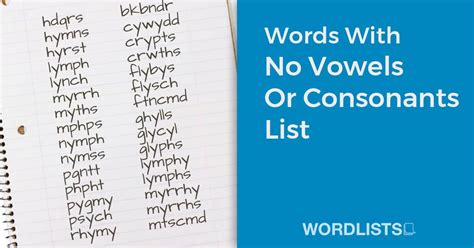 Vowels Without Words At Jacob Mauldin Blog