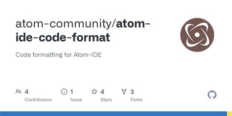 Github Atom Communityatom Ide Code Format Code Formatting For Atom Ide