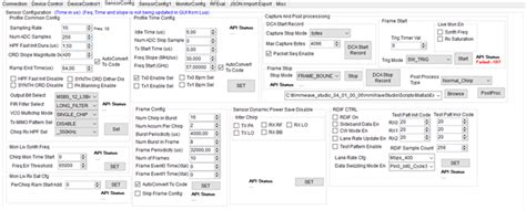 iwrl6432aopevm raw adc streaming dca1000 6432aop sensors forum