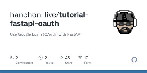 Github Hanchon Live Tutorial Fastapi Oauth Use Google Login Oauth With Fastapi