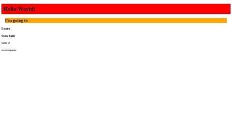 Exercise With Headers