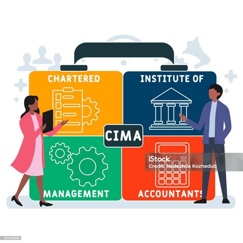 Flat Design With People Cima Chartered Institute Of Management