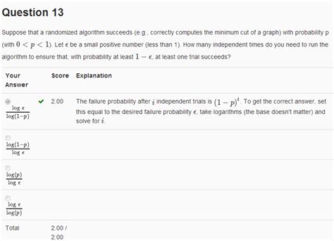 stanford algorithms design and analysis part 1 [final exam] algorithms final exam csdn博客