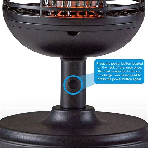 PIC Solar Insect Killer Torch Bug Zapper And Accent Light Kills