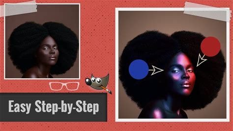 How To Create A Dual Color Lighting Effect In GIMP YouTube