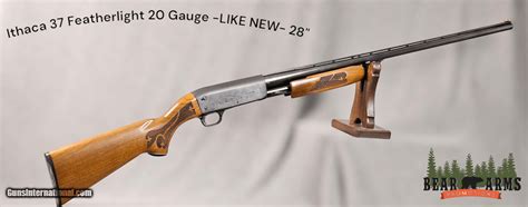 Ithaca 37 Featherlight 20 Gauge Like New 28