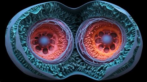 Premium Ai Image Observing Mitosis Under A Microscope In A Twocell Embryo