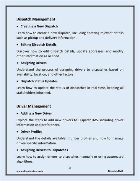 Tms Dispatch Softwarepdf