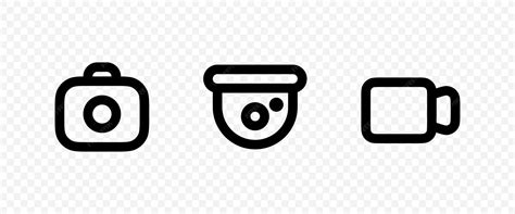 Premium Vector Camera Icons Set Video Camera Photo Camera Closed