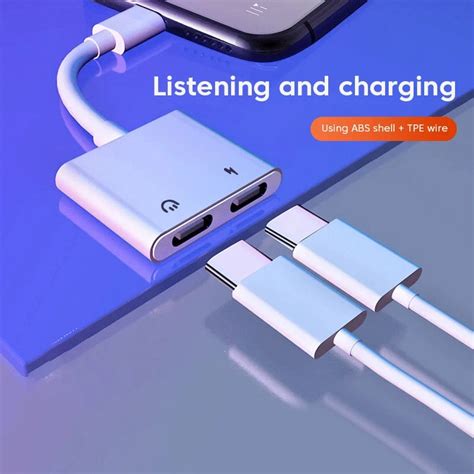 Type C Headphone Adapter Charging Song Earphone In Usb C To Mm Audio Jack Converter