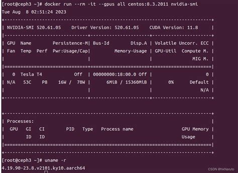 kylin linux advanced server v10 tercel aarch64 安装nvidia container