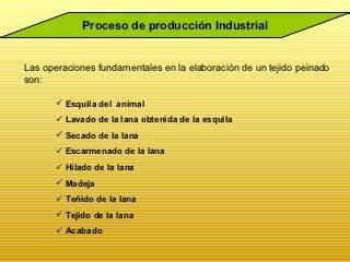 Proceso De La Lana Lana