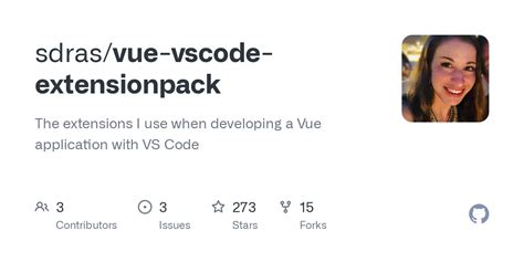 Github Sdrasvue Vscode Extensionpack The Extensions I Use When Developing A Vue Application