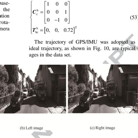 GPS IMU Trajectory And Typical Experiment Images Download Scientific Diagram