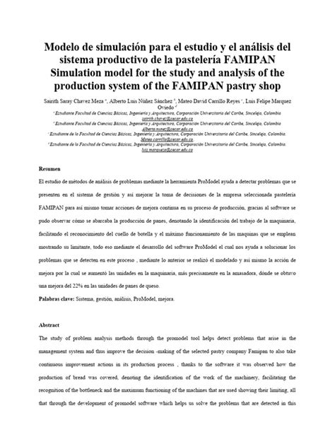 Modelo Simulación Final Pdf Software Simulación