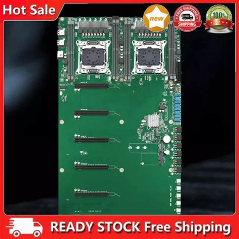 X99 Dual Plus Mining Motherboard 4 Usb30 Lga 2011 3 V3v4 Cpu Socket