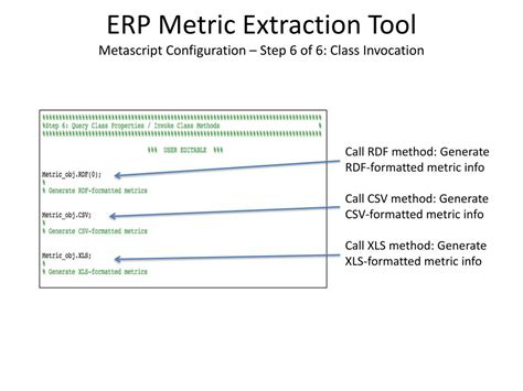ppt nemo erp analysis toolkit erp metric extraction powerpoint