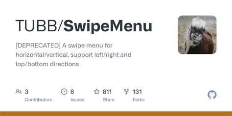 GitHub TUBB SwipeMenu DEPRECATED A Swipe Menu For Horizontal Vertical Support Left Right