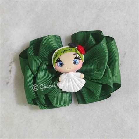 خرید و قیمت گلسر دخترانه کوچک با پیکسل دختر با حجاب مدل جدید در رنگبندی