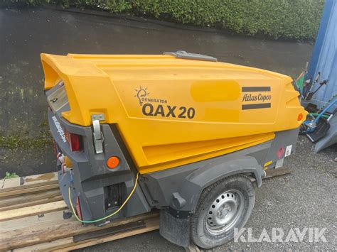 Generator Atlas Copco Qax 20 Haninge Klaravik Auktioner