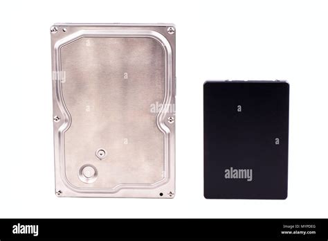 Hard Disk Drive Hdd And Solid State Drive Ssd On A White Background Stock Photo Alamy