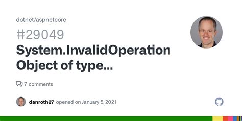 systemvalidoperationexception object of type blazorapp pages