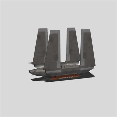 3d Imperial Cargo Shuttle Model