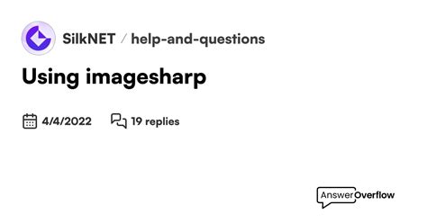 Using Imagesharp Silknet
