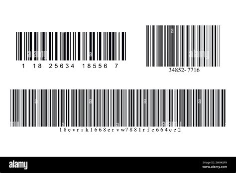 barcodes icon collection set isolated on white background black