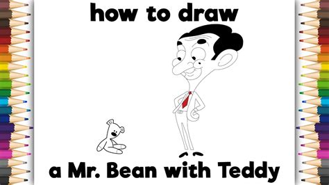 How To Draw A Mr Bean With Teddy 2024 Cómo Dibujar A Mr Bean Con