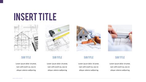 건축 설계도면 파워포인트 템플릿