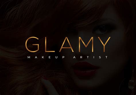 Beauty Logo Gold Logo Glam Logo Makeup Logo Boutique Logo Hair
