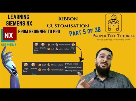 Proper Tech Tutorial On Linkedin Ribbon Customisation In Nx 538 Learning Siemens Nx