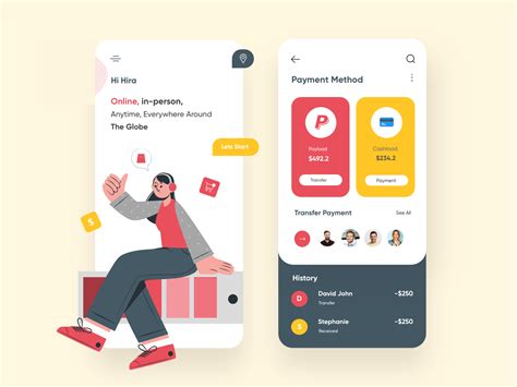Mobile Application For Online Payments UX UI Design By Hira Riaz On Dribbble