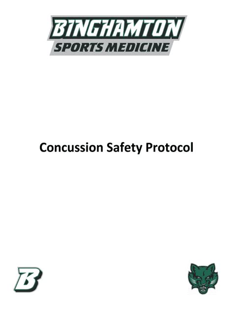 Fillable Online Concussion Safety Protocol Fax Email Print Pdffiller