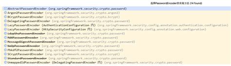 Spring Security6 Passwordencoder 密码解析器 Spring Security6 教程 核心编程