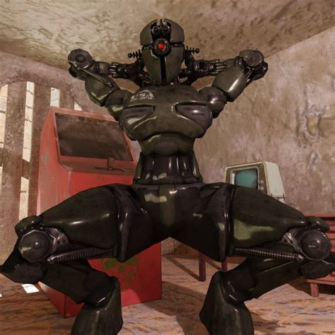 Rule 34 3d 3d Artwork 3d Model Android Assaultron Assaultron