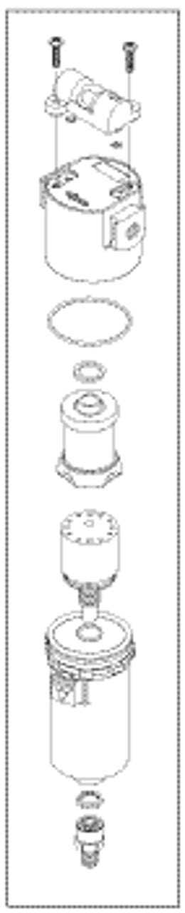 Coalescing Filter Assembly 5 Oz Replacement Oem Part Aca70305