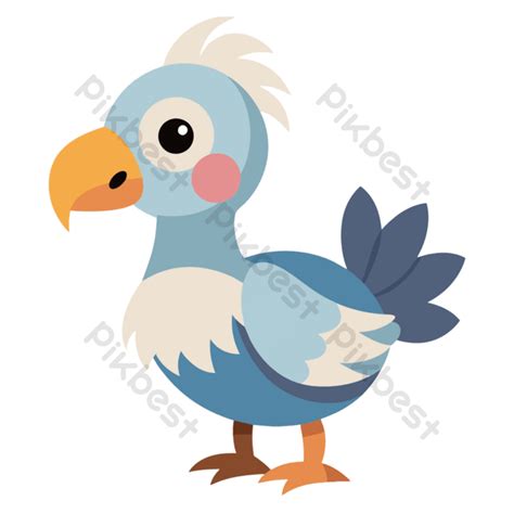 Bird Walks Colorful Isolated Sticker Vector Png Images Free Download Pikbest