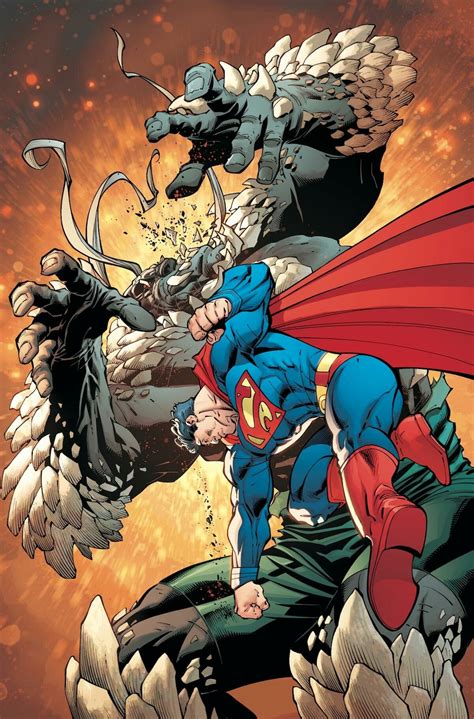 Superman Vs Doomsday Dc Comics Artwork Dc Villains Superman Art