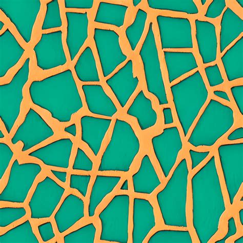 Watercolor Rust Gold Emerald Geometric Pattern · Creative Fabrica