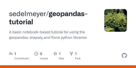 github sedelmeyer geopandas tutorial a basic notebook based tutorial for using the geopandas