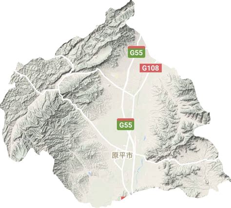 原平市高清电子地图