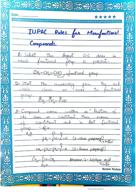 SOLUTION Iupac Rules Of Monofunctional Compound Complete Pdf Studypool
