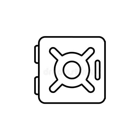 Vault Icon Flat Logo Isolated Symbol Stock Illustration Illustration