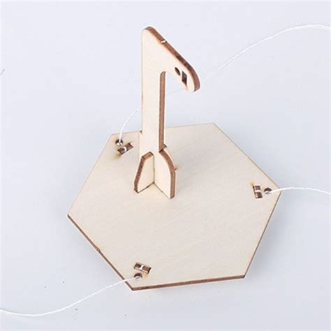 Handmade Tensegrity โต๊ะ Anti Gravity Diy Tensegrity โครงสร้างลอยไม้ Anti Gravity Diy Tensegrity