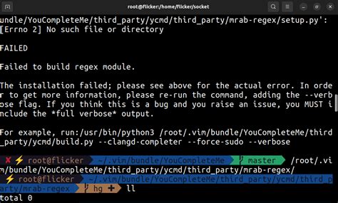 安装ycm可能会遇到的问题 Ubuntu 2204 Ltsthis Script Should Not Be Run With Root