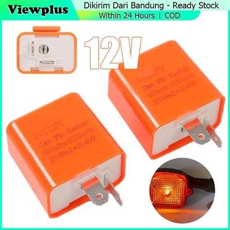 TOMBOL Flasher Turn Signal Sound LED Turn Signal Flashing Light Flasher Relay Motorcycle Flaser