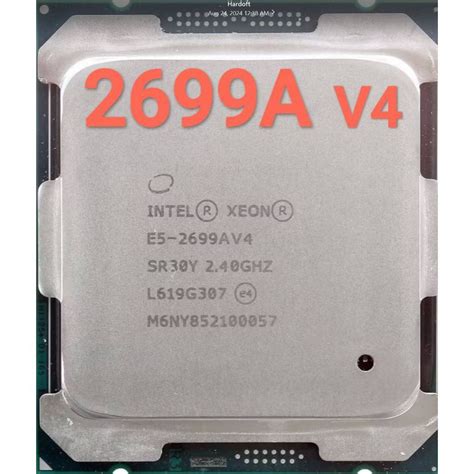 Intel Xeon E5 2699a V4 2 4 Ghz Processing Core 22 Core 44 Thread Cpu ราคา 9500 บาท E5 2699 A