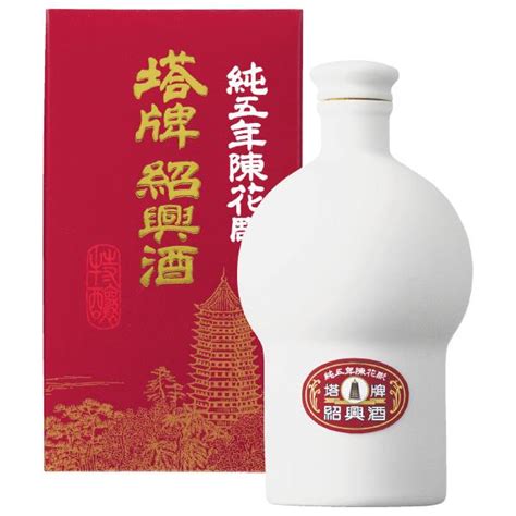 紹興酒 中国 宝酒造 紹興酒塔牌 純五年陳花彫玉珠白磁 500ml 壺 包装不可 0303tak ikko 24 日本の酒専門店 地